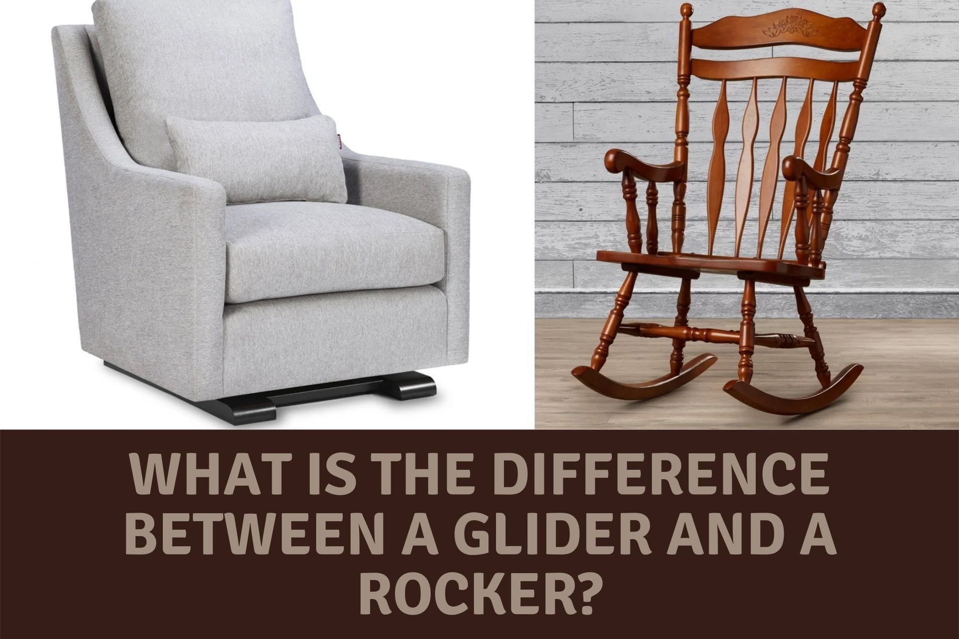 What is the Difference Between a Glider and a Rocker? Let’s Find Out ...
