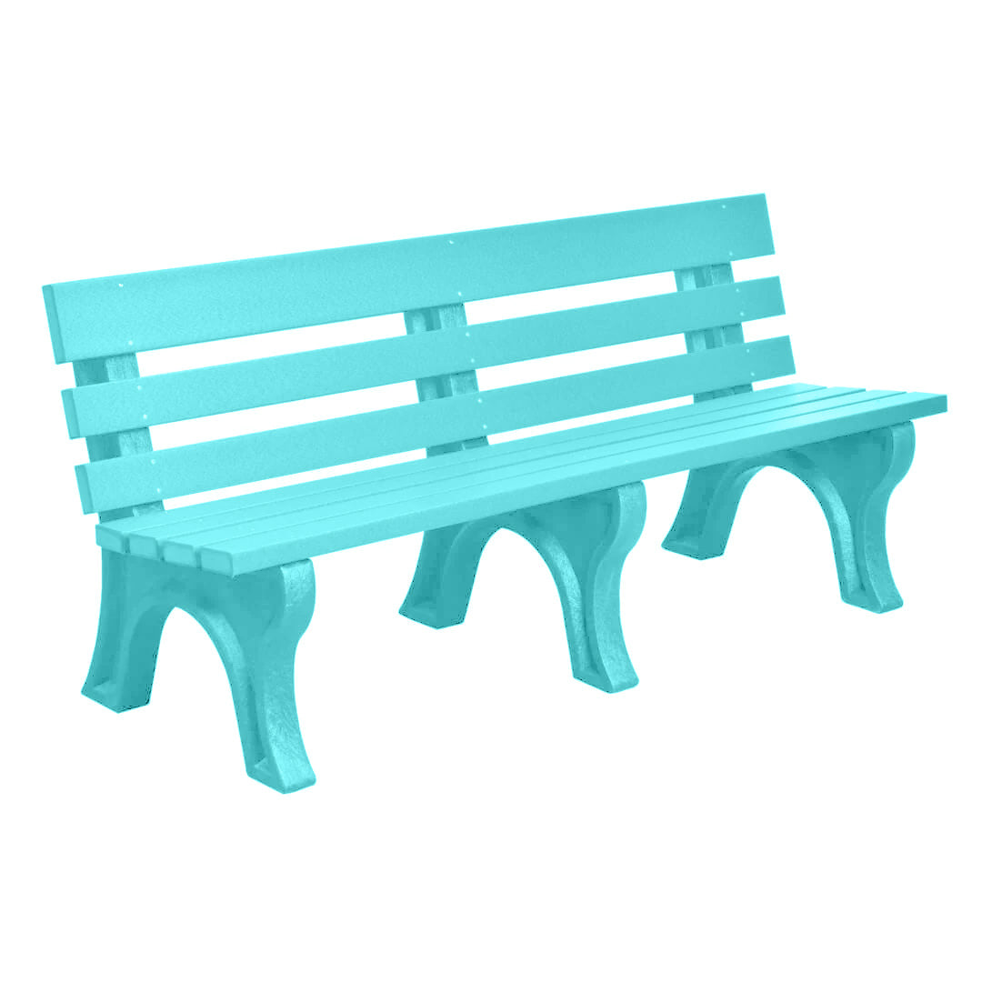 Wildridge Aruba Blue Heritage Outdoor Park Bench | Wildridge | LCC-125 ...