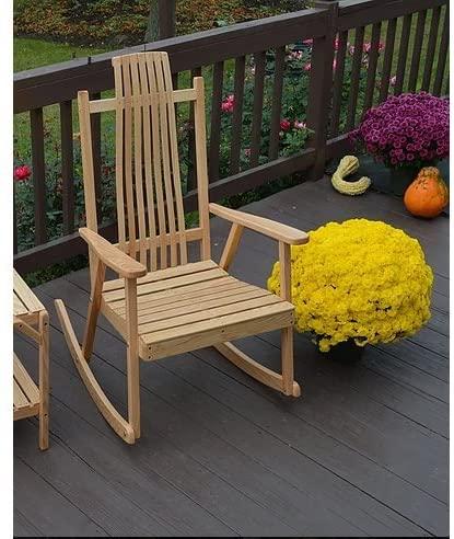 Amish Handcrafted Bent Oak Rocker | A & L Furniture | '6031 | Oak ...
