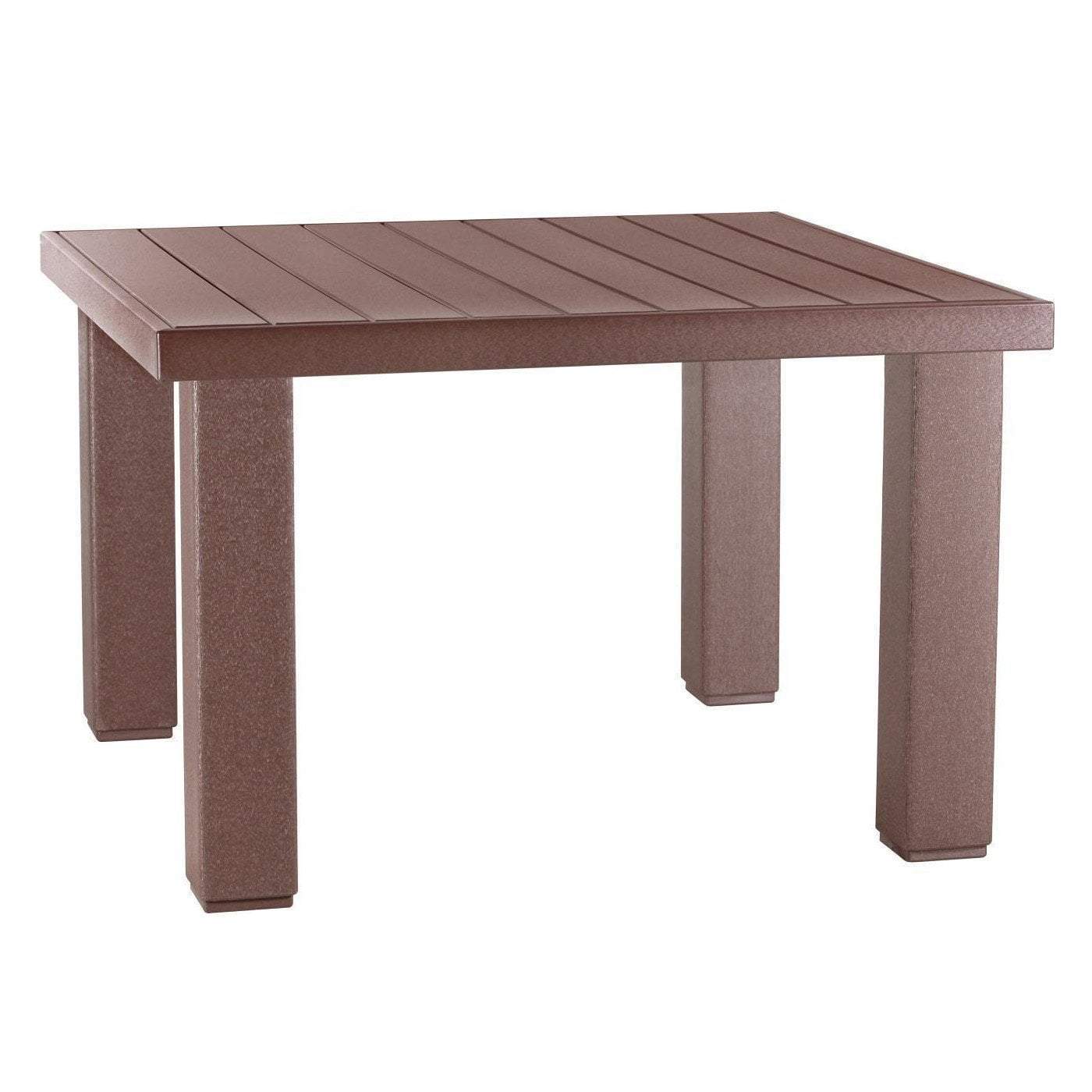 LuxCraft Recycled Plastic Square Contemporary Table | LuxCraft ...