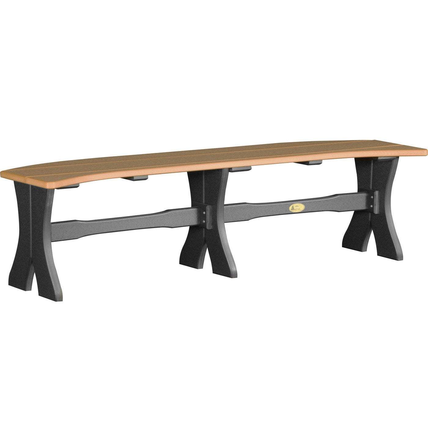 LuxCraft Recycled Plastic Table Bench | LuxCraft | P28TBBK | Bench ...