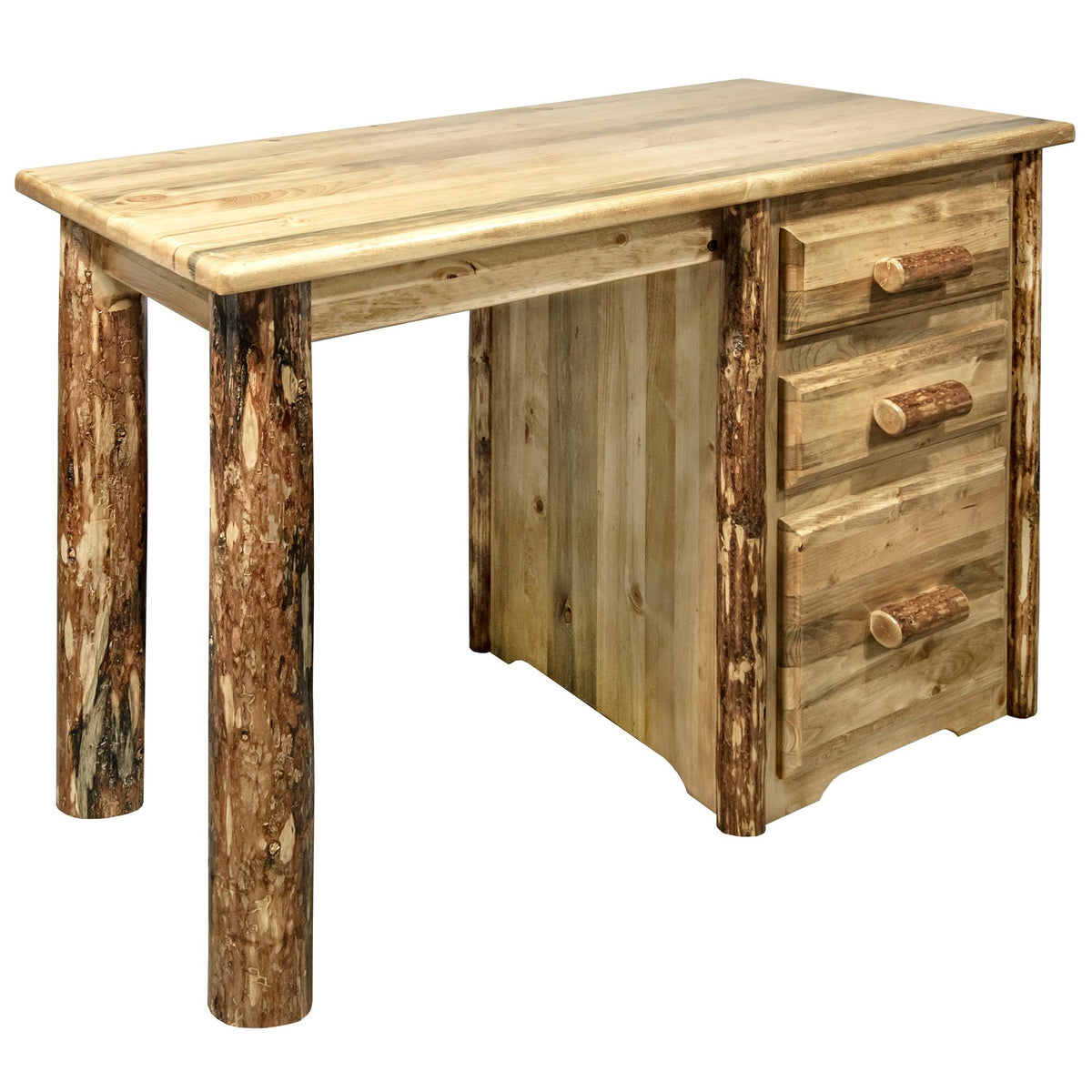 Glacier Country Office Desk | Montana Woodworks | MWGCOD | Office, Home ...
