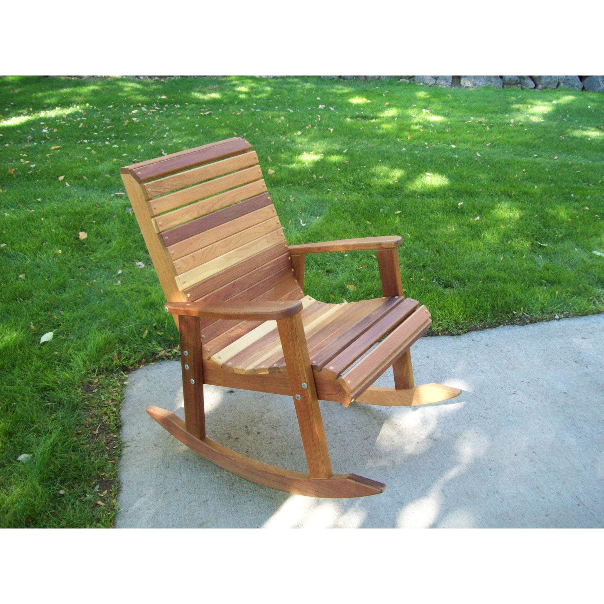 Wood Country T&L Red Cedar Rocking Chair — The Porch Swing Store